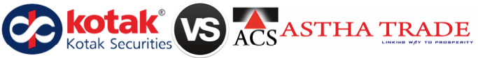 Kotak Securities vs Astha Trade – Compare Brokerage Charges, Demat ...
