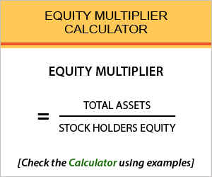 Equity Multiplier Calculator - Find Formula, Check Example & more