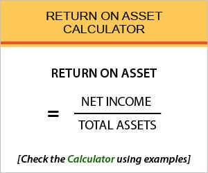 Return on Assets (ROA) Calculator – Find Formula, Check Example ...