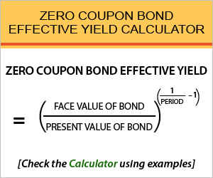 Zero Coupon Bond Yield Calculator - Find Formula, Example & more